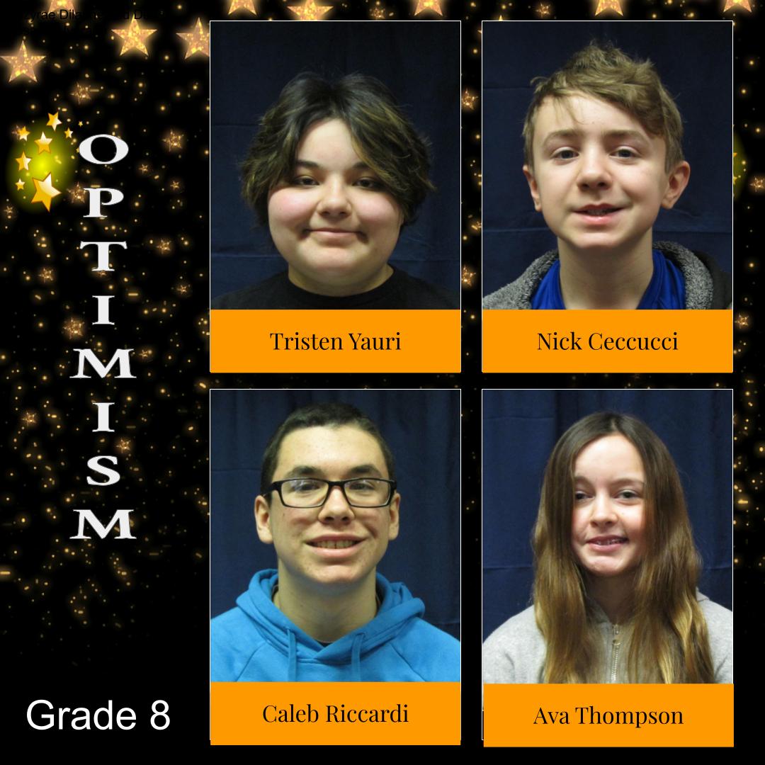 January Draper Students of the Month - Mohonasen Central School District