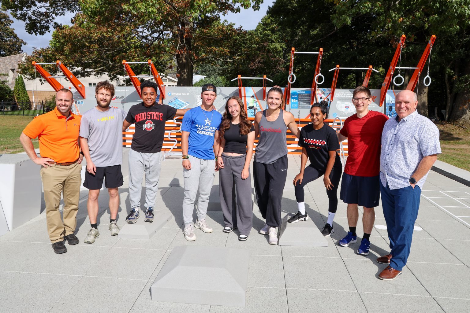 Mohonasen opens Capital District’s first High School Fitness Court ...