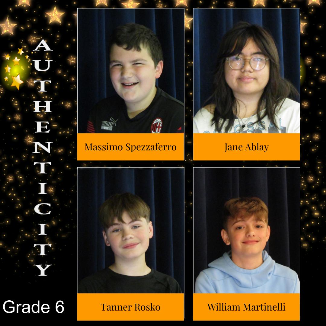 April Draper Students of the Month - Mohonasen Central School District