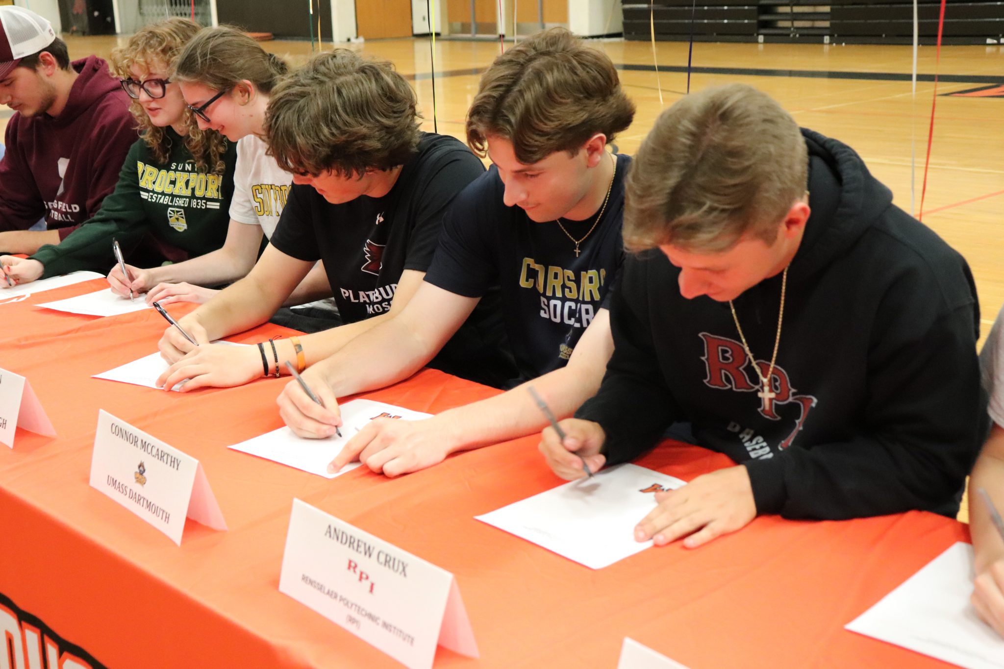 Senior student-athlete signing day - Mohonasen Central School District